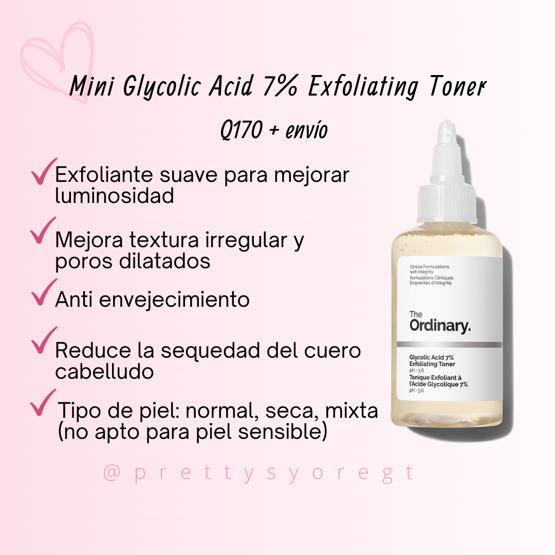 Mini Glycolic Acid 7 Exfoliating Toner Prettystoregt